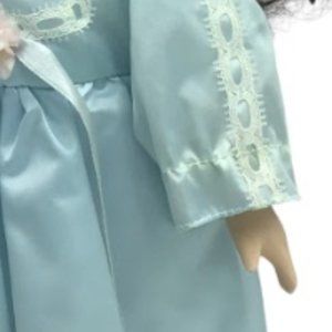 Source Unknown | Accents | Vintage Porcelain Light Blue Laced Dress ...